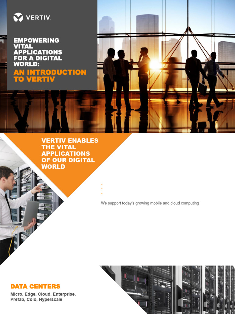 vertiv_profile | PDF | Data Center | Cloud Computing