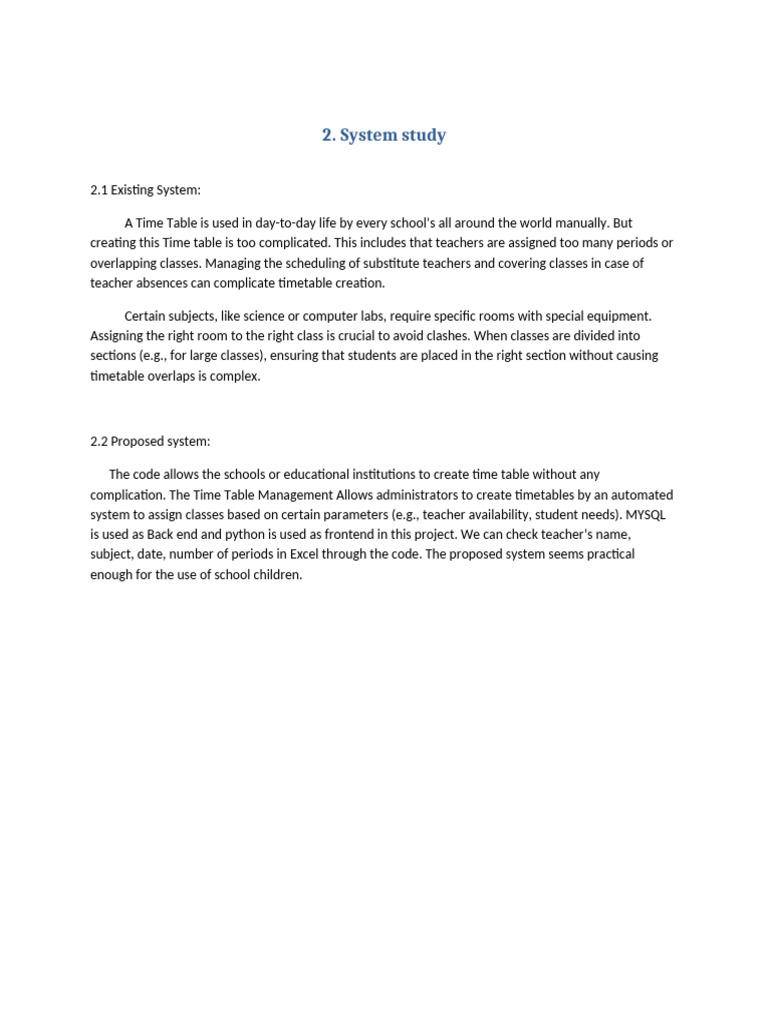 CS System Study | PDF