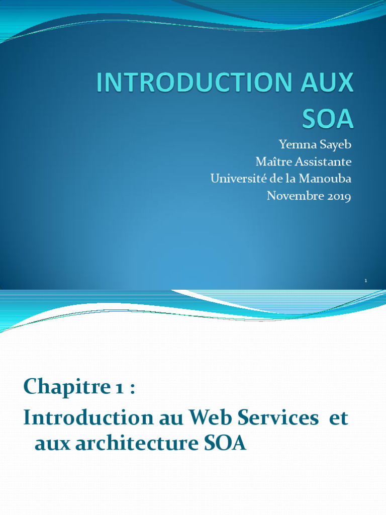 Introduction aux Web Services et SOA | PDF | Service web | Architecture ...
