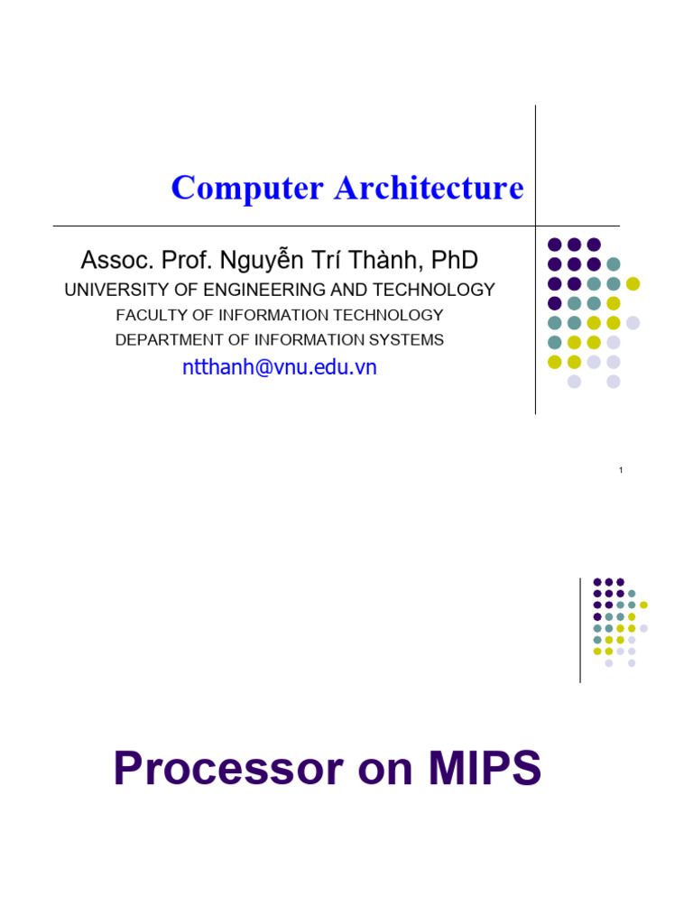 Processor | PDF | Central Processing Unit | Digital Electronics