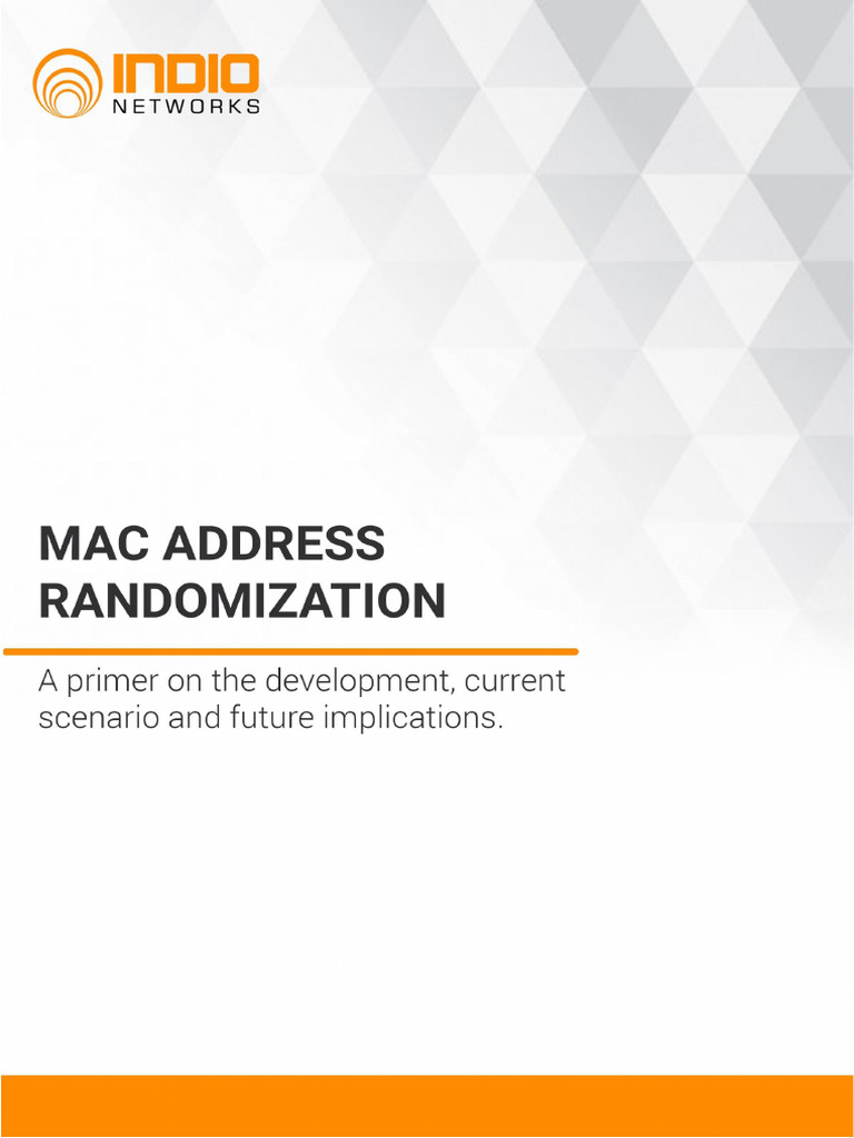 MAC Randomization Impact on Networks | PDF | Wi Fi | Computing
