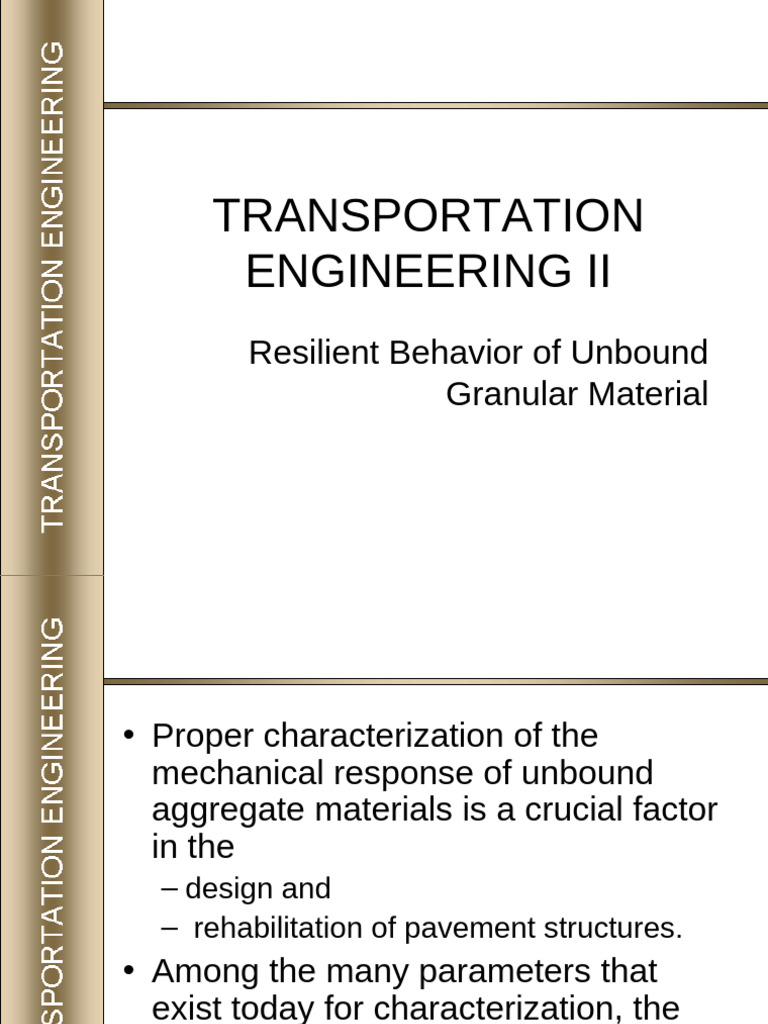 8 Modulus of Unbound Material | PDF | Young's Modulus | Stress (Mechanics)