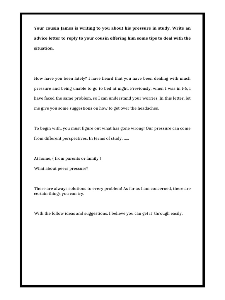 Matthew f1 Writing Advice | PDF