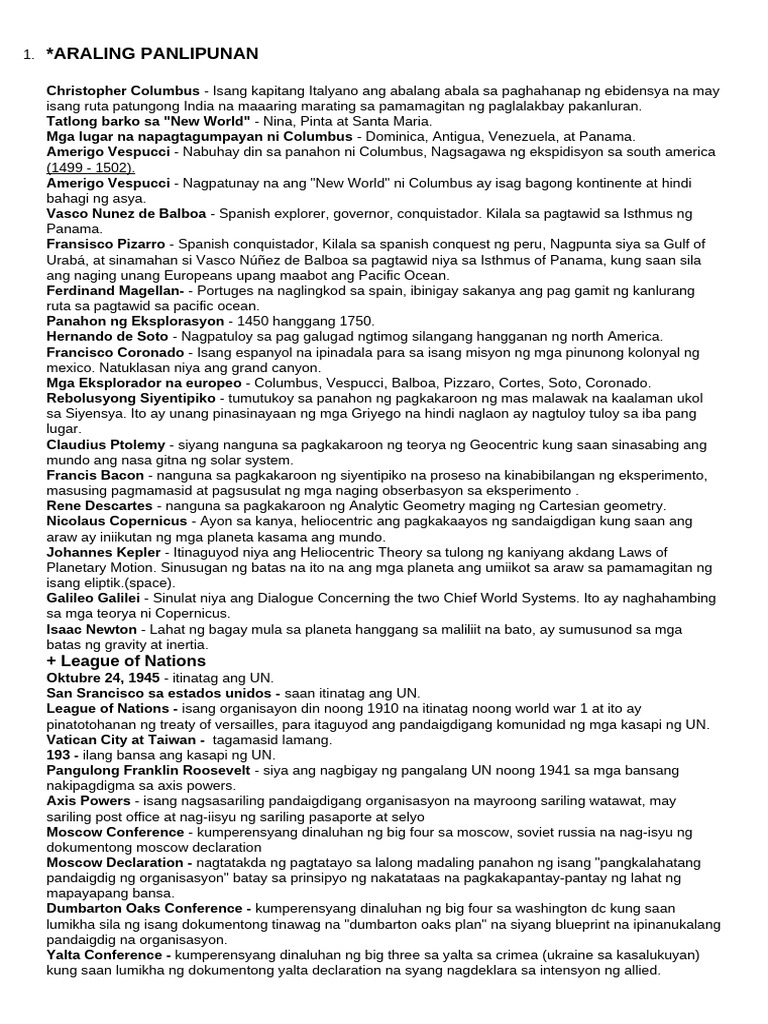 ARALING PANLIPUNAN Rev q4 | PDF