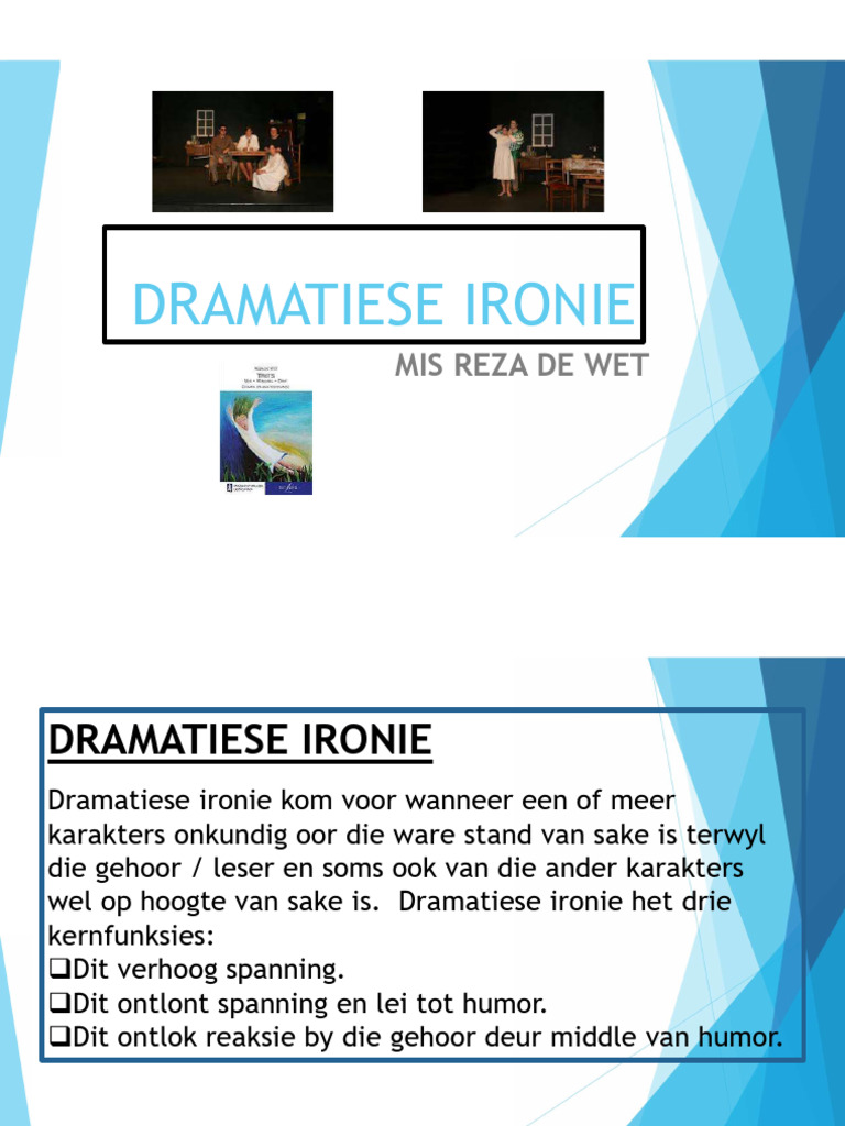 Dramatiese Ironie Mis | PDF