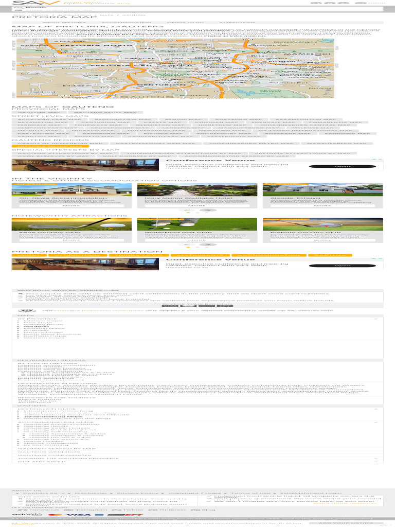 Pretoria Map | PDF | Johannesburg