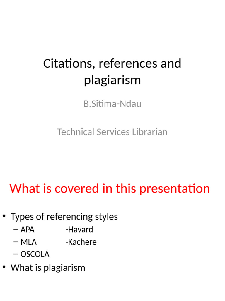 LAN Citations, References and Plagiarism | PDF | Citation | Apa Style