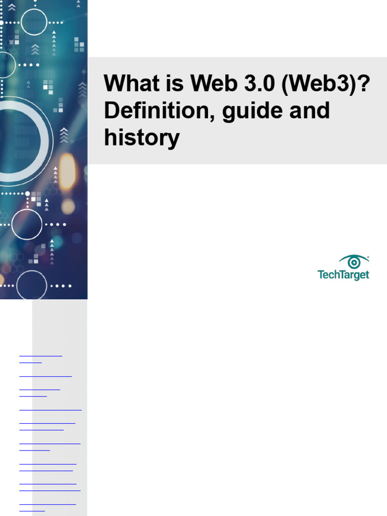 Web3 Pillar PDFdownload | PDF | Semantic Web | World Wide Web