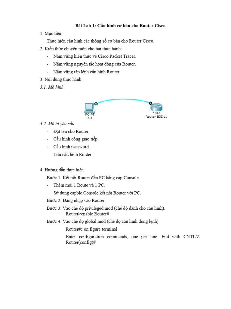 Bài Lab - MMT - B23D12 | PDF