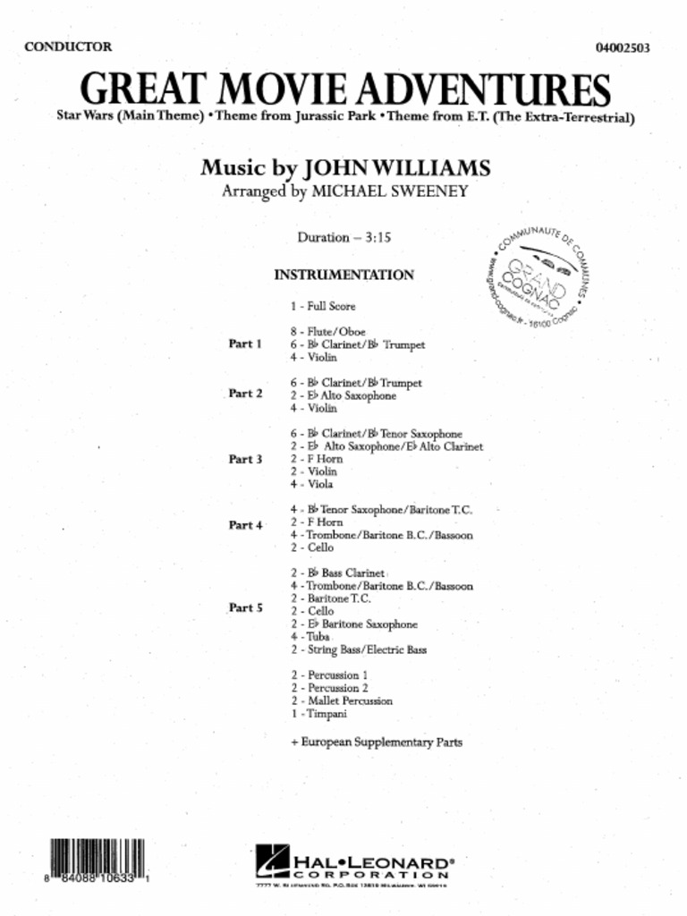#GREAT MOVIE ADVENTURES - Score | PDF