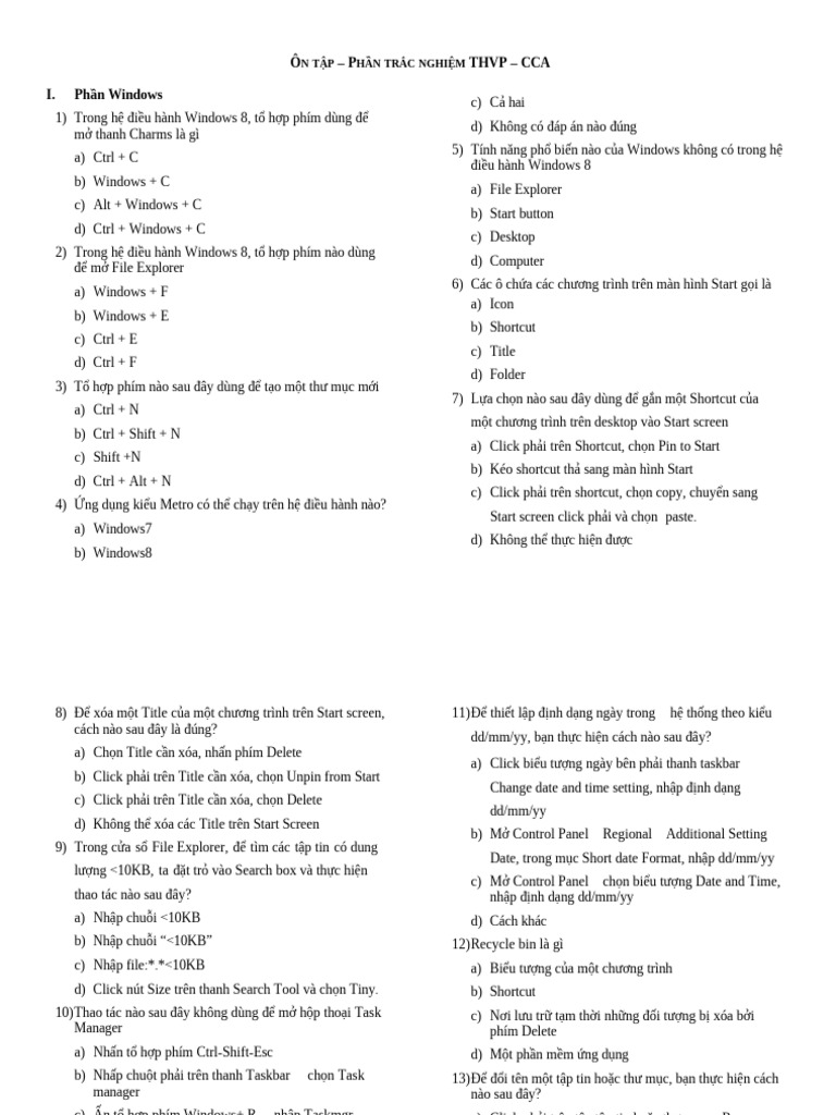 TN CCA W8 Dapan | PDF