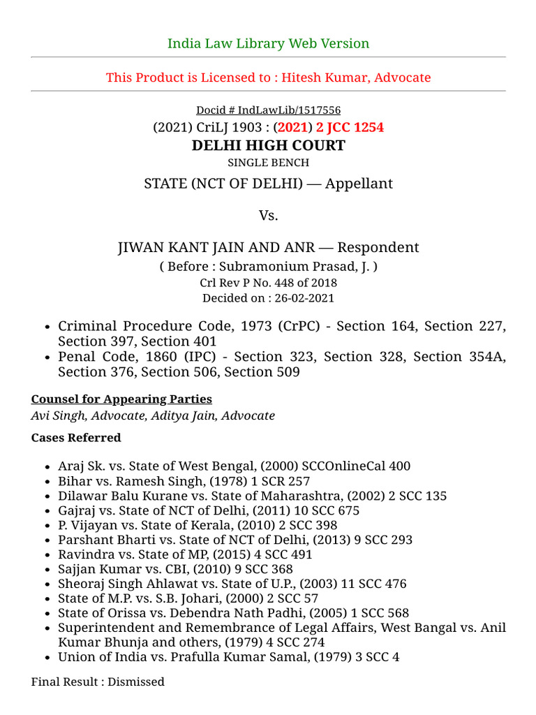 State vs Jeevan Kant | PDF | Trials | Criminal Procedure In South Africa