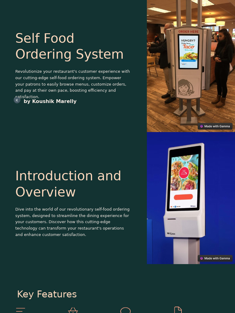 Self Food Ordering System (1) | PDF | Point Of Sale | Computer Security