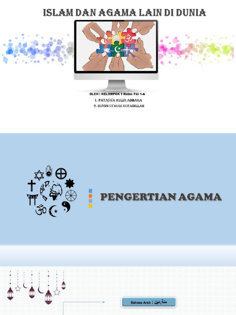 Kelompok 1 Studi Islam, Islam Dan Agama Lain Di Dunia | PDF