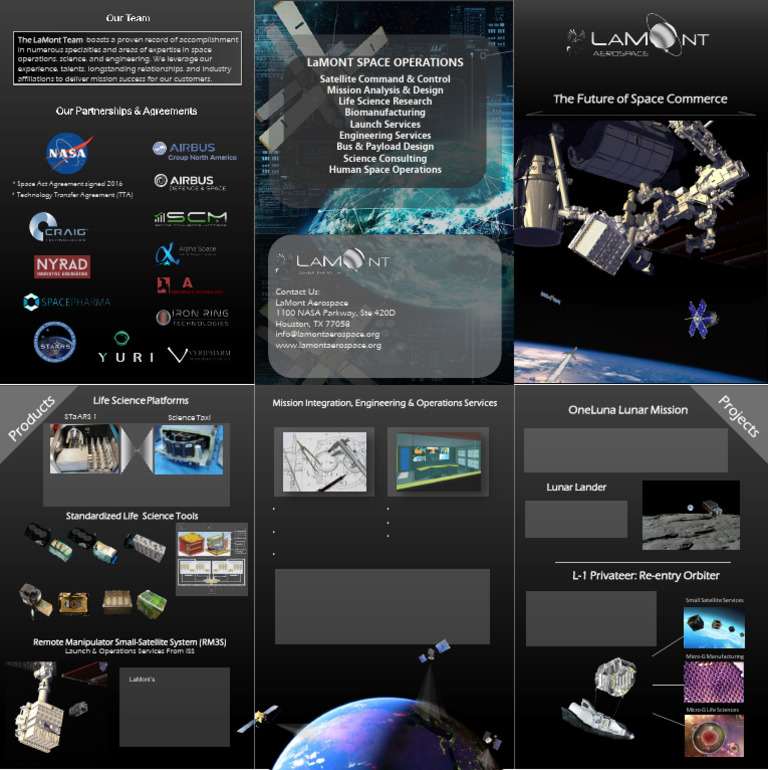 La Mont Brochure Trifold 2020 | PDF | Nasa | Satellite
