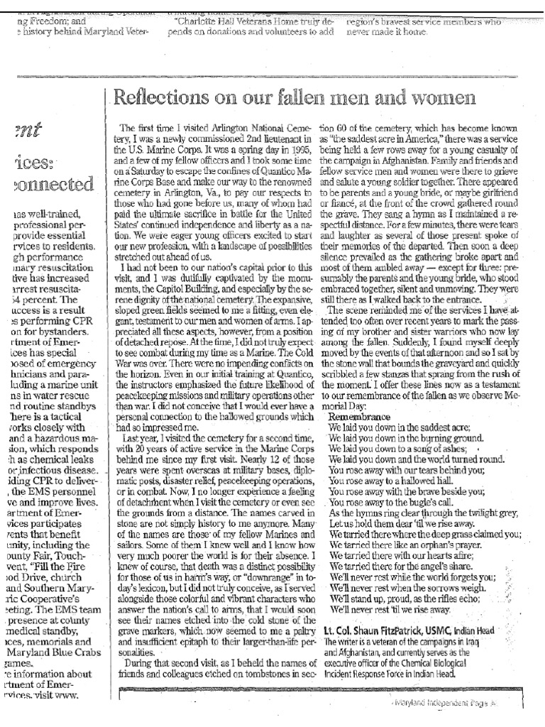 Reflections On Fallen Article C | PDF