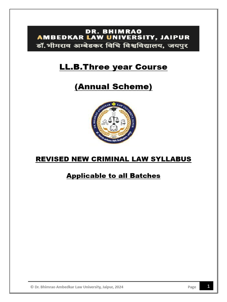 ALU LLB New Criminal Law | PDF | Bail | Crimes