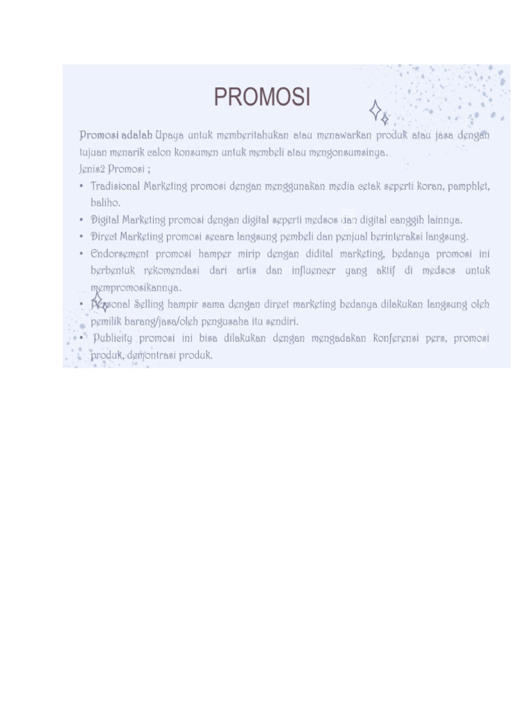 9. Promosi | PDF