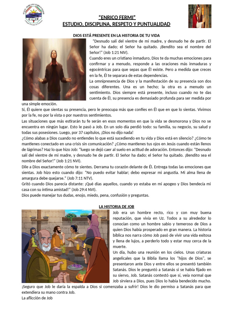 Dios Está Presente 3, 4, 5 | PDF | Satán | Dios