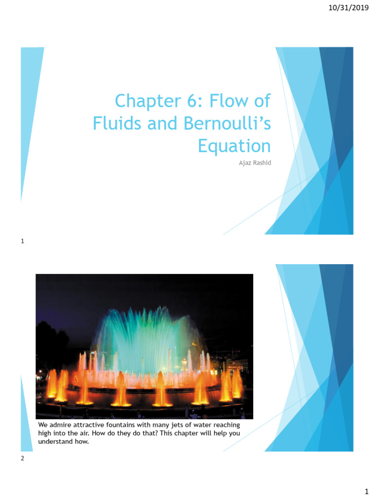 Chapter 6 (1) | PDF | Fluid Dynamics | Flow Measurement