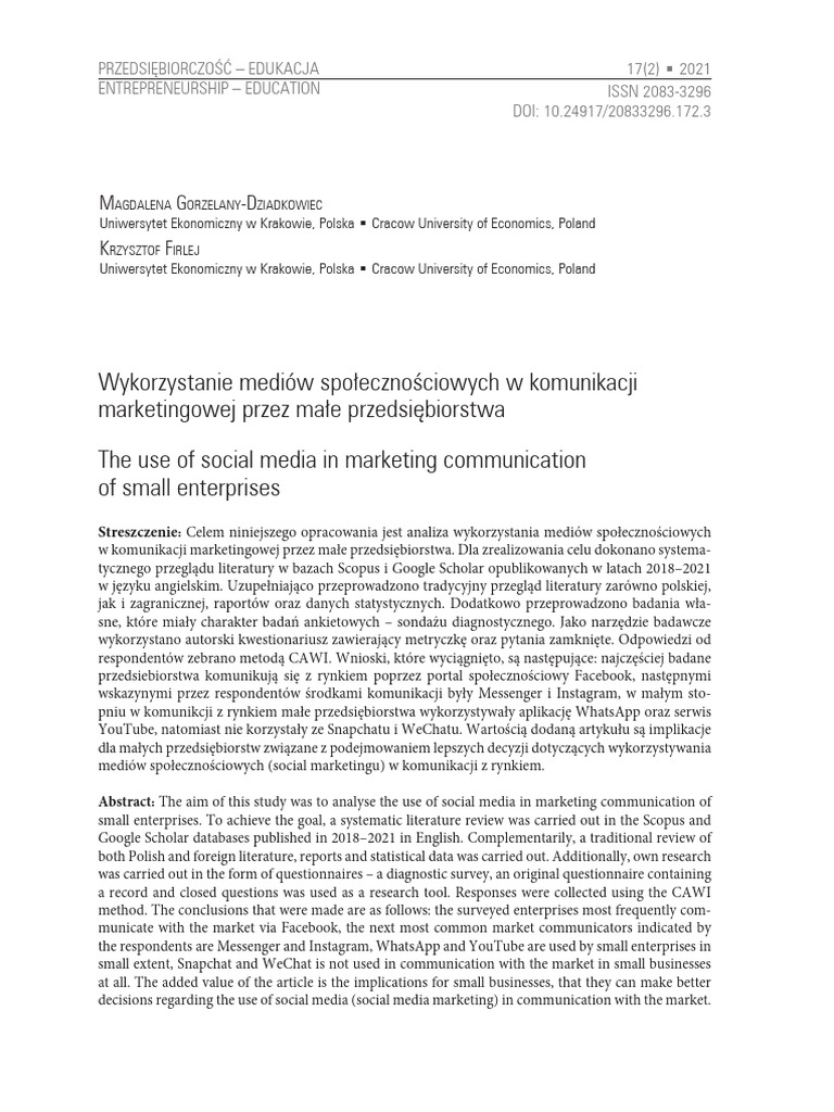 Wykorzystanie_mediow_spolecznosciowych_w_komunikac | PDF Wykorzystanie_mediow_spolecznosciowych_w_komunikac | PDF