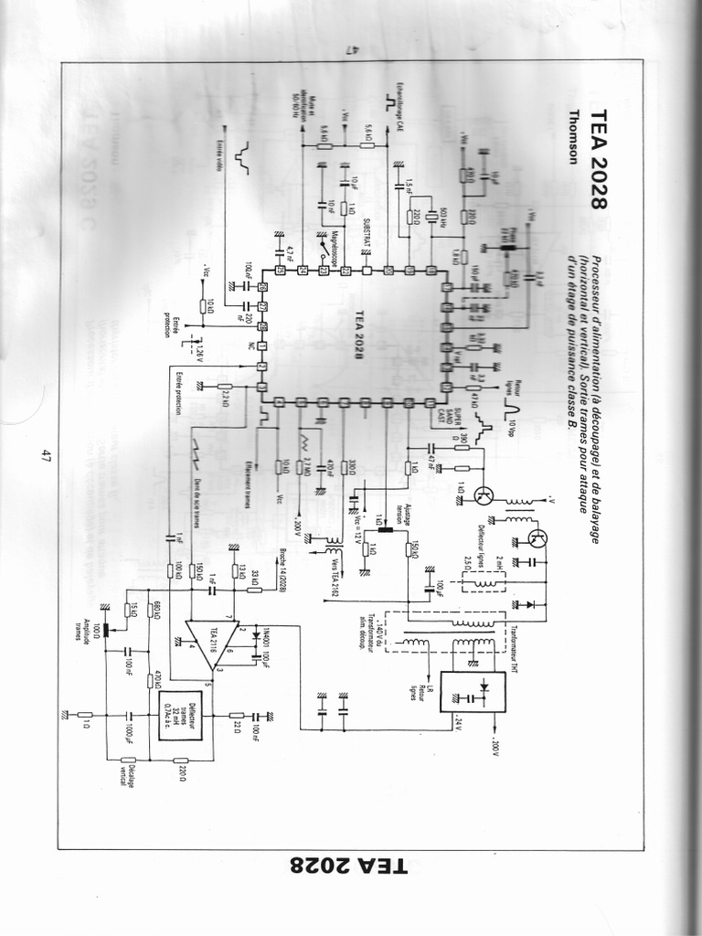 Tea2028 Alimentation Decoupage | PDF