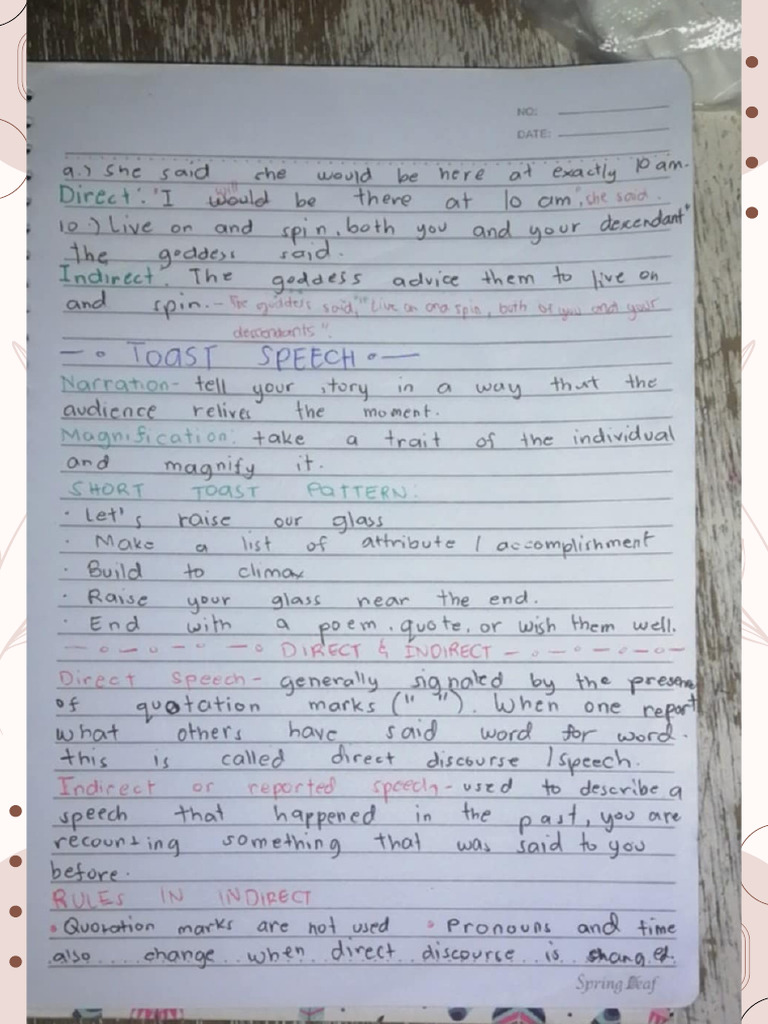 English Notes g10 | PDF