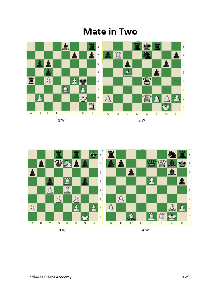 Mate in Two (1) | PDF