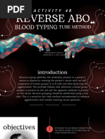 Montes - Flowchart - ABO Forward-Backward and RH Typing Using Gel Card ...