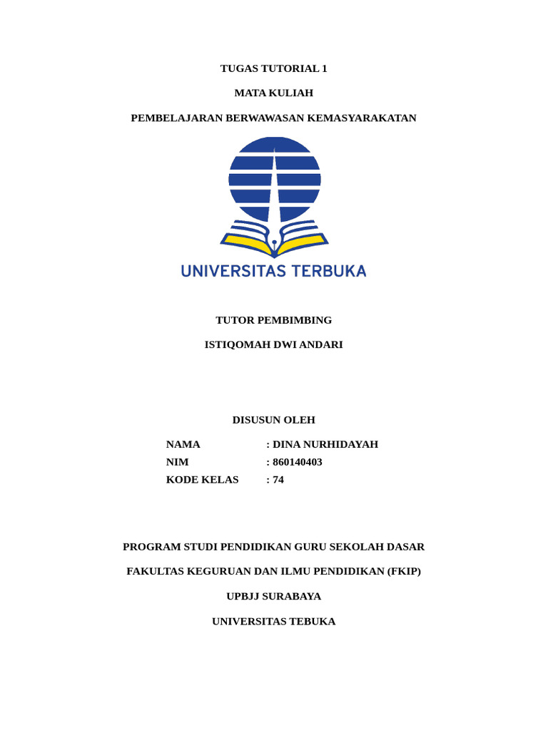 TUTON 1 PBK DINA, bs | PDF