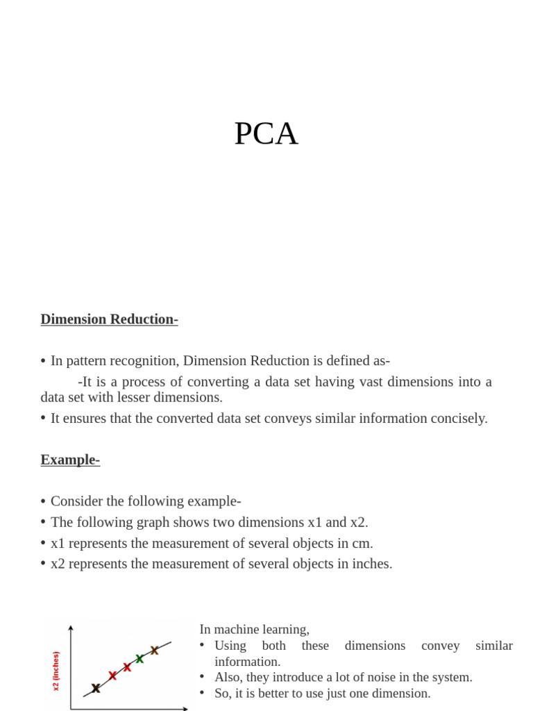 PCA | PDF