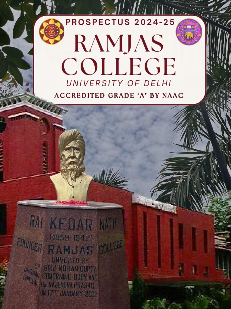 Ramjas College Prospectus 2024-25 | PDF | Doctor Of Philosophy