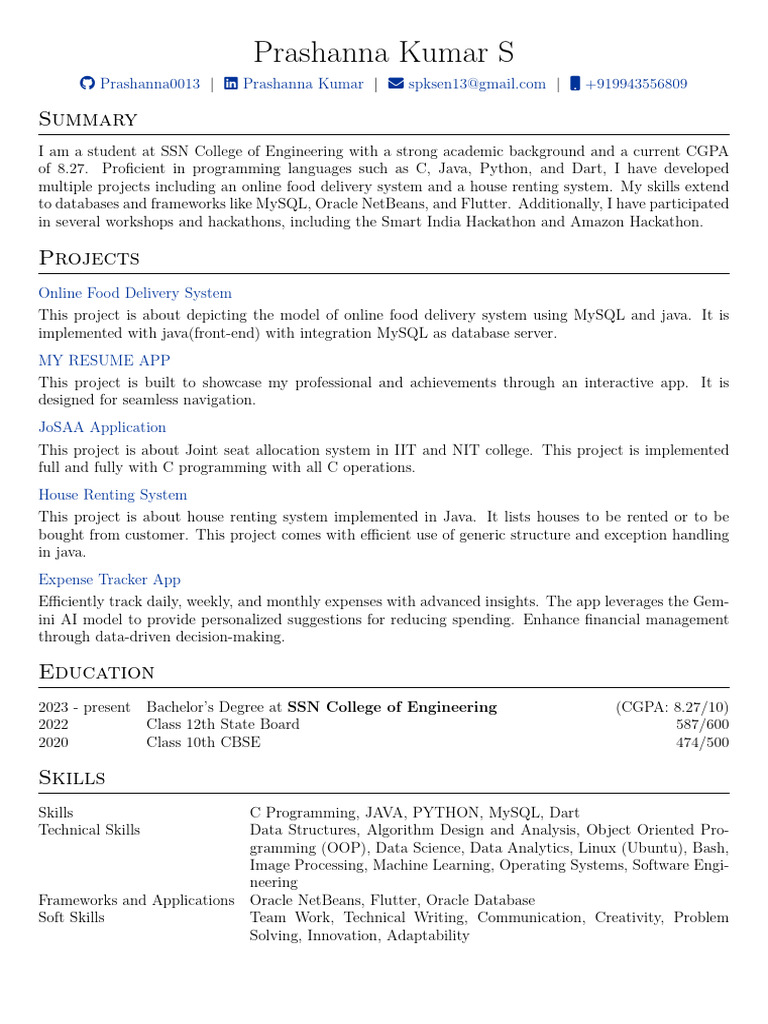 Naman_CV | PDF | My Sql | Java (Programming Language)