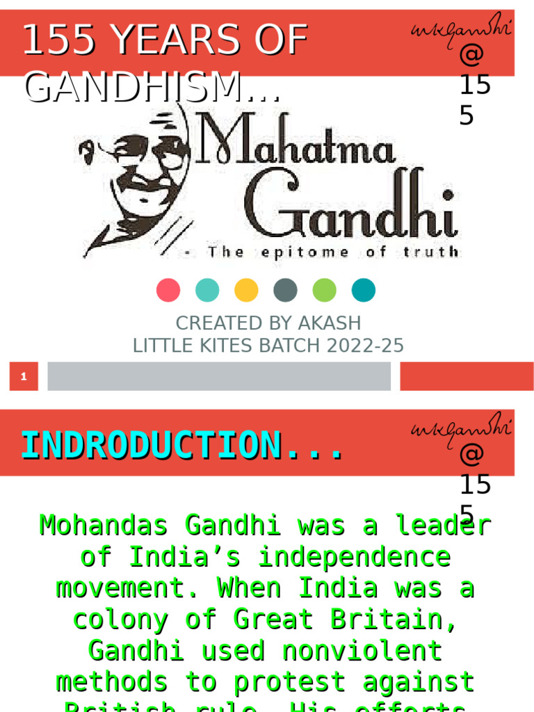 Mahatma Gandhi: A Legacy of Nonviolence | PDF | Mahatma Gandhi