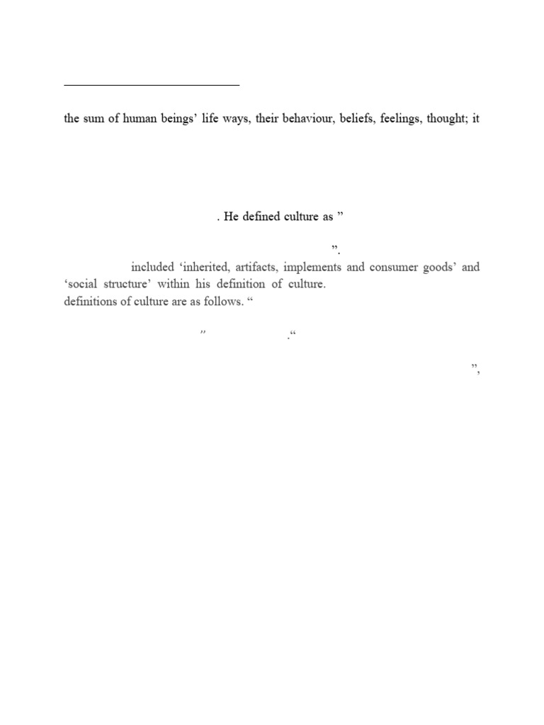 Culture Meaning Features and Functions | PDF | Anthropology | Attitude ...