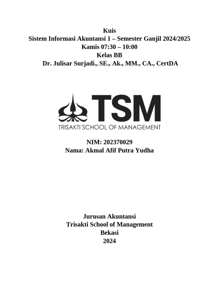 Akmal Afif Putra Yudha - BB - Pert 08-11 - Sia 1 | PDF