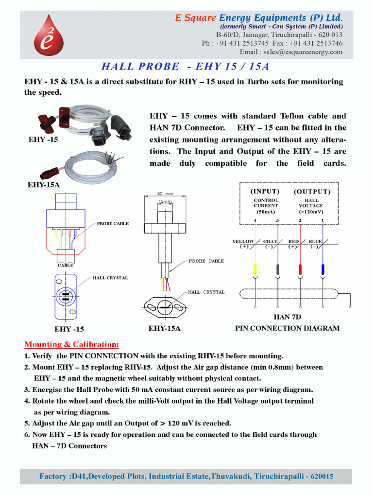 Esquare Hall Probe | PDF
