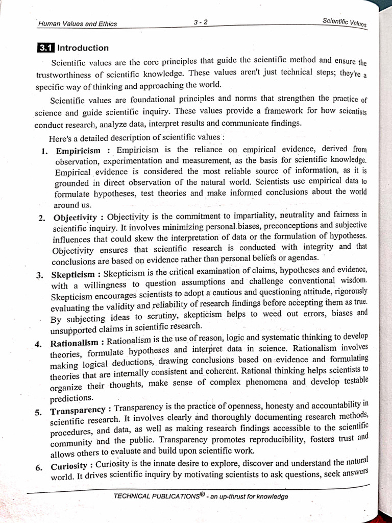 Unit 3 Human Values and Ethics | PDF