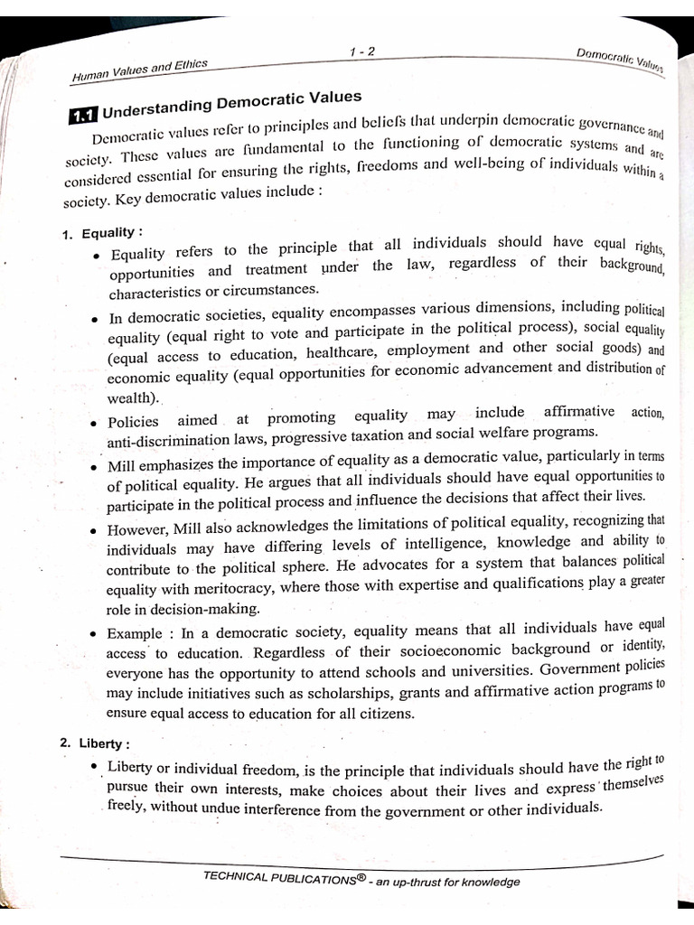Unit 1 Human Values and Ethics | PDF