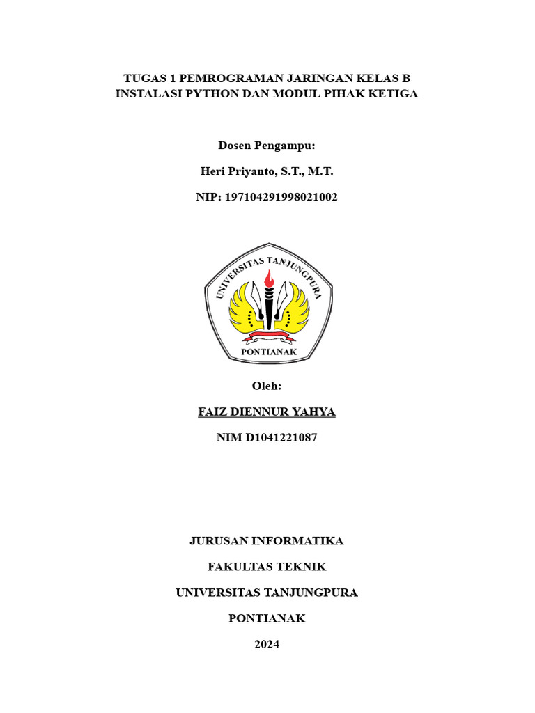 Instalasi Python dan Modul Pemrograman | PDF
