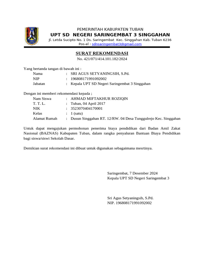 Rekomendasi Basnaz | PDF