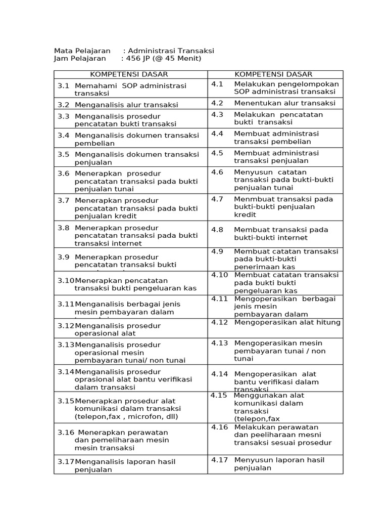 4. Administrasi Transaksi | PDF