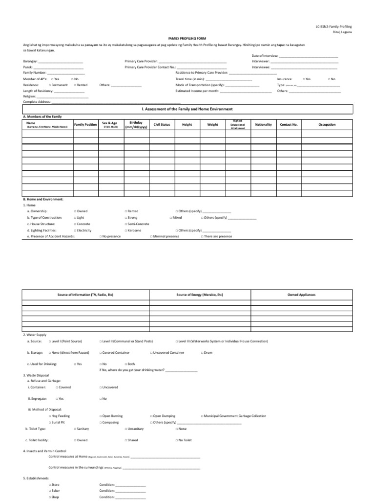 PROFILING-Sheet1 (1) (1) | PDF | Obesity | Body Mass Index