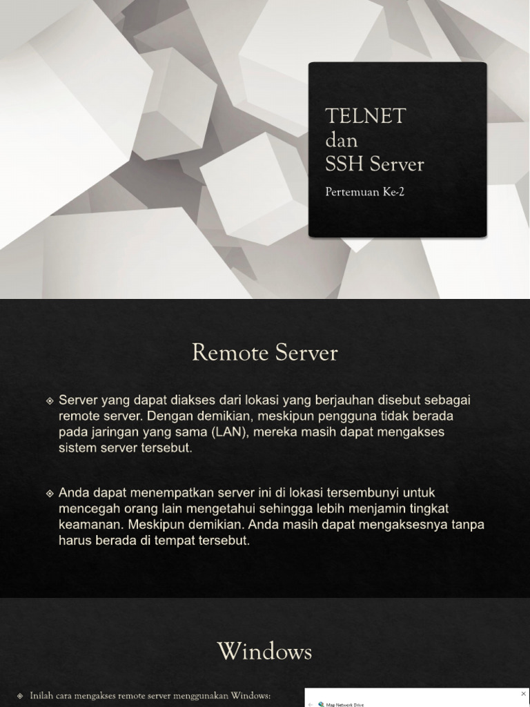 P2-Jarkom_Lanjutan-TELNET_&_SSH_Server-2024 | PDF