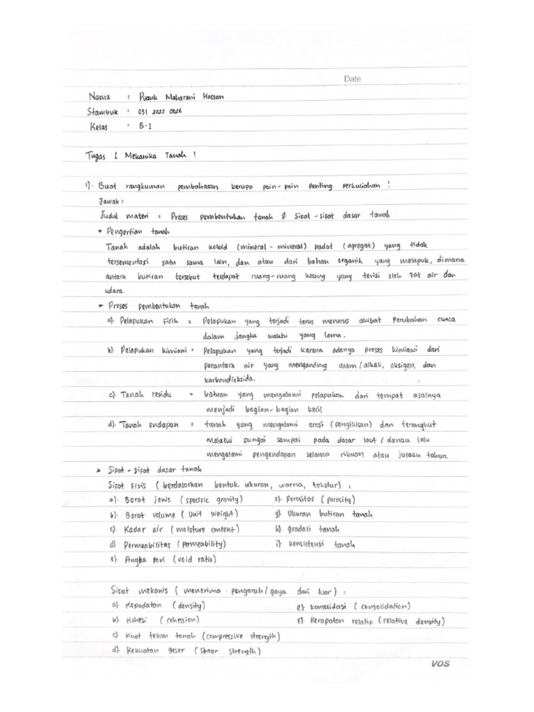 Tugas 1 Mektan - Puank Maharani Hassan - 03120220026 | PDF