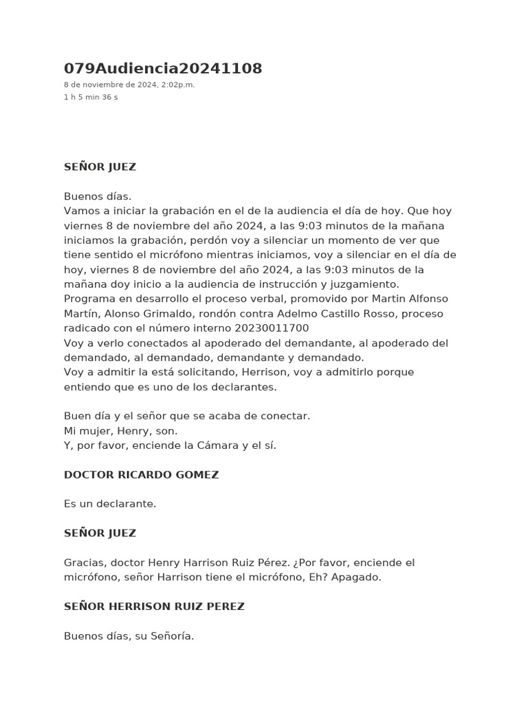 8 de Noviembre | PDF | Ley común