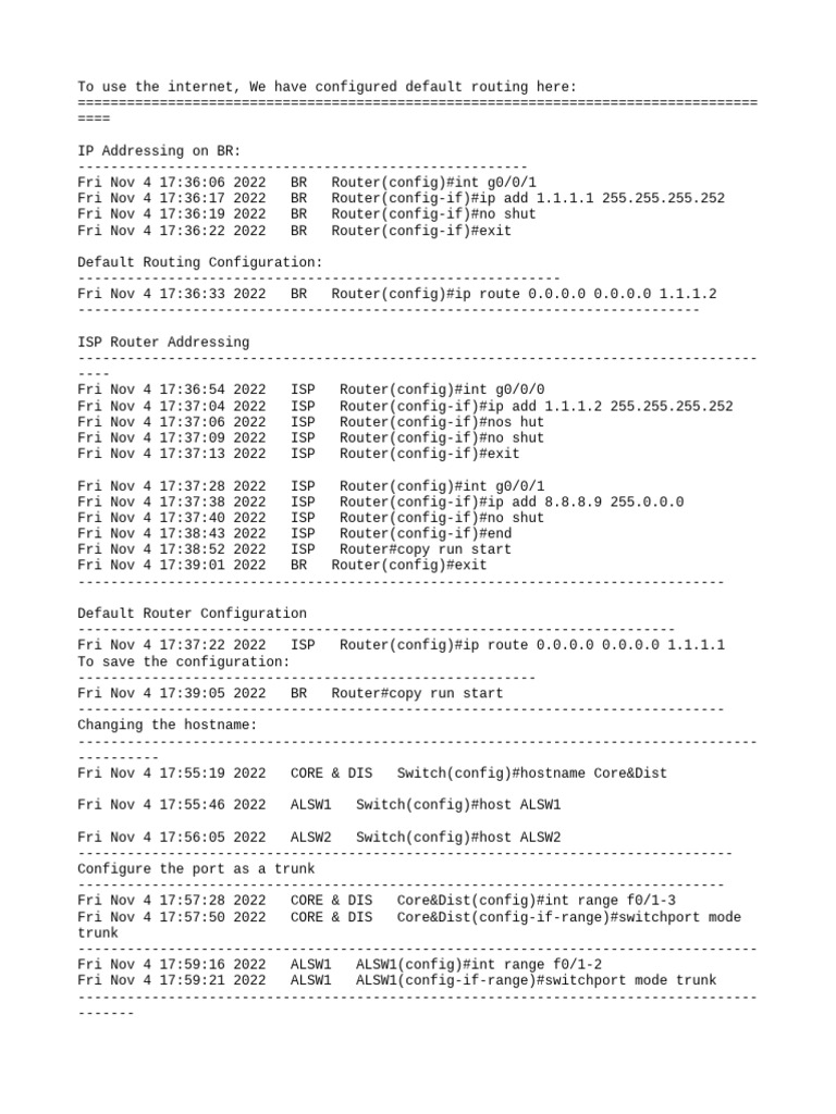 TRUNK,VTP,VLAN,INter-VLAN,MAnagement,Native | PDF | Router (Computing ... TRUNK,VTP,VLAN,INter-VLAN,MAnagement,Native | PDF | Router (Computing ...