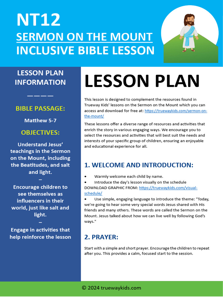 NT12 Sermon on the Mount | PDF | Sermon On The Mount | Beatitudes