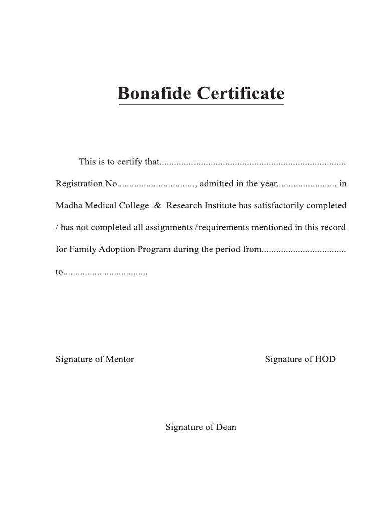 A4 Family Adoption Program Survey Sheet | PDF