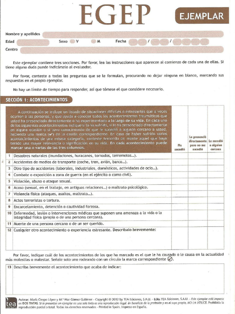 Protocolo EGEP - 2023 | PDF